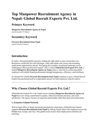 Top Manpower Recruitment Agency in Nepal.docx