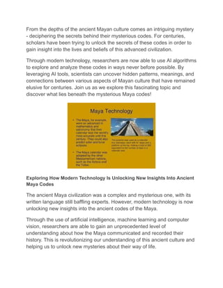 Top Maya Code. | PDF