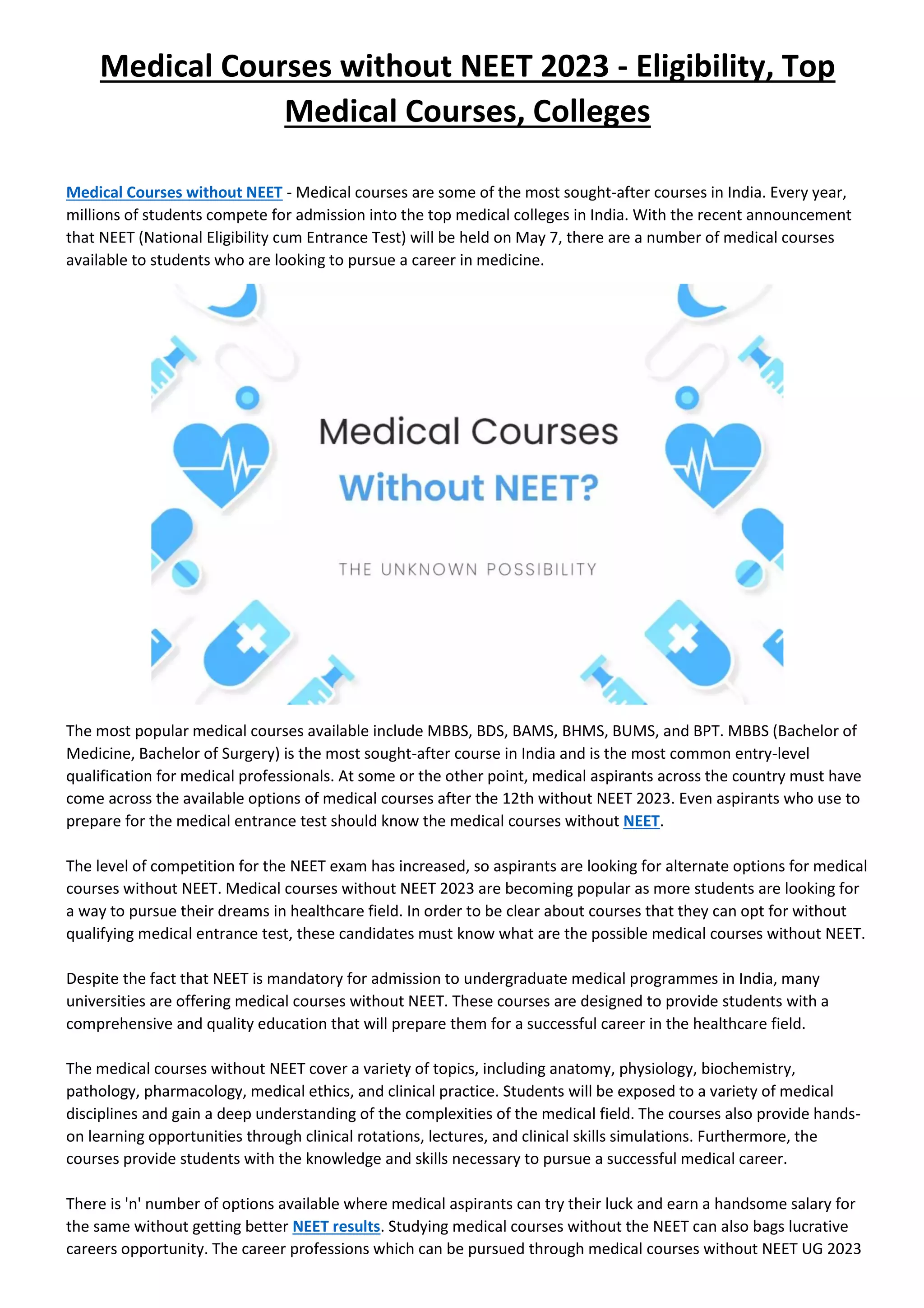 Top Medical Courses Without NEET.pdf