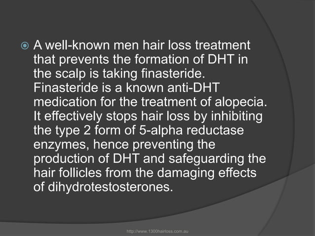Top Men Hair Loss Treatment Ppt