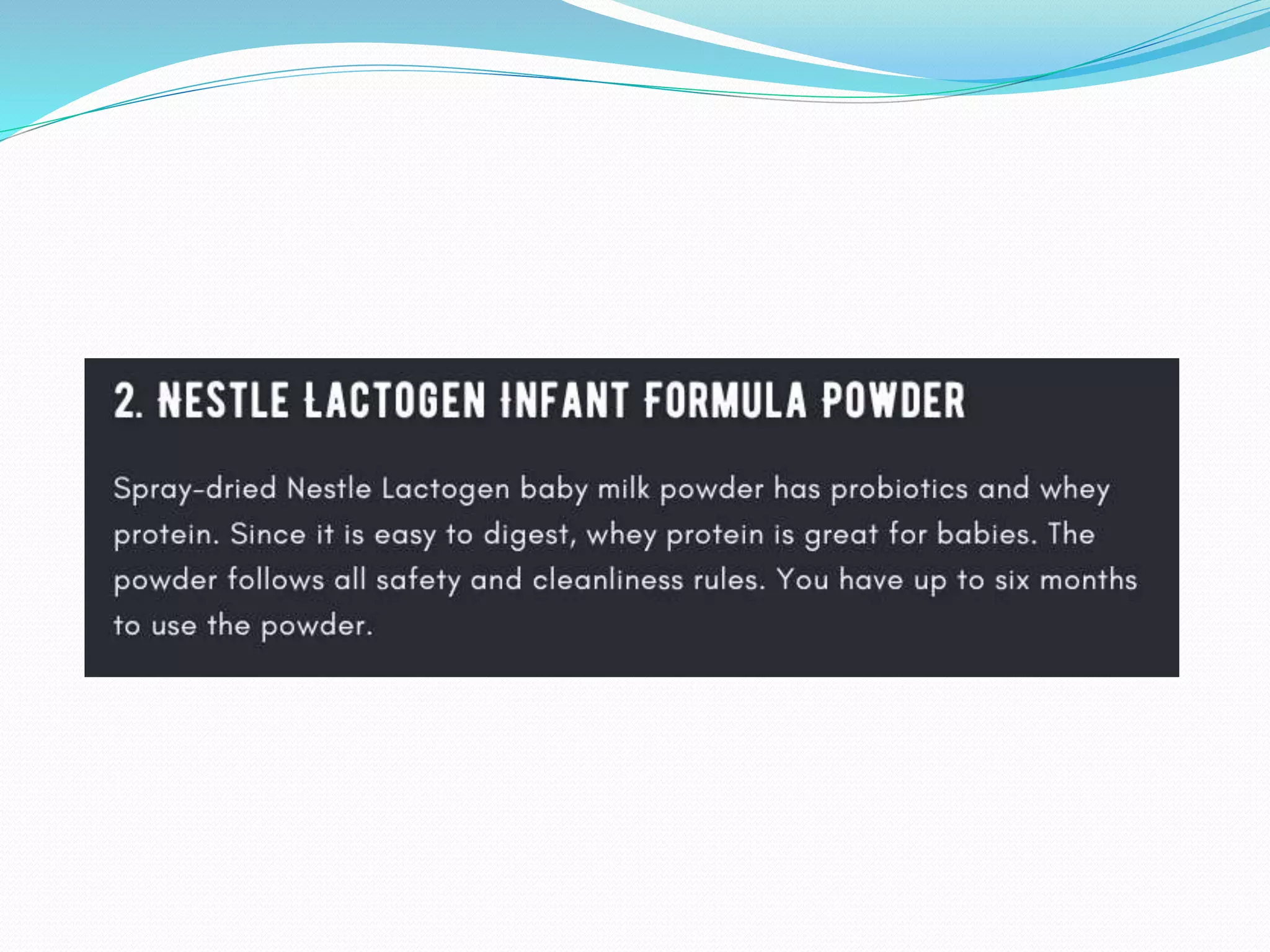 Top Milk Formula for Babies in India - Danone India | PPTX