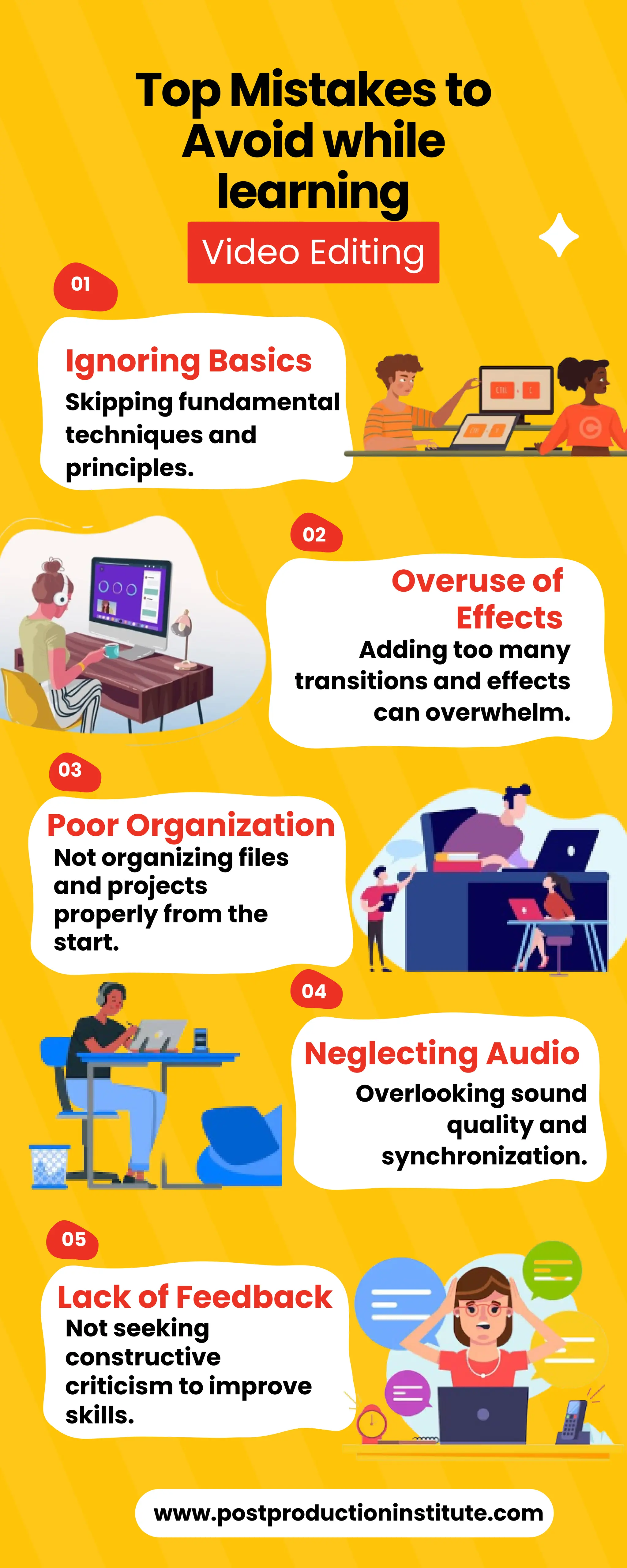 Top Mistakes to Avoid while learning Video Editing | PDF