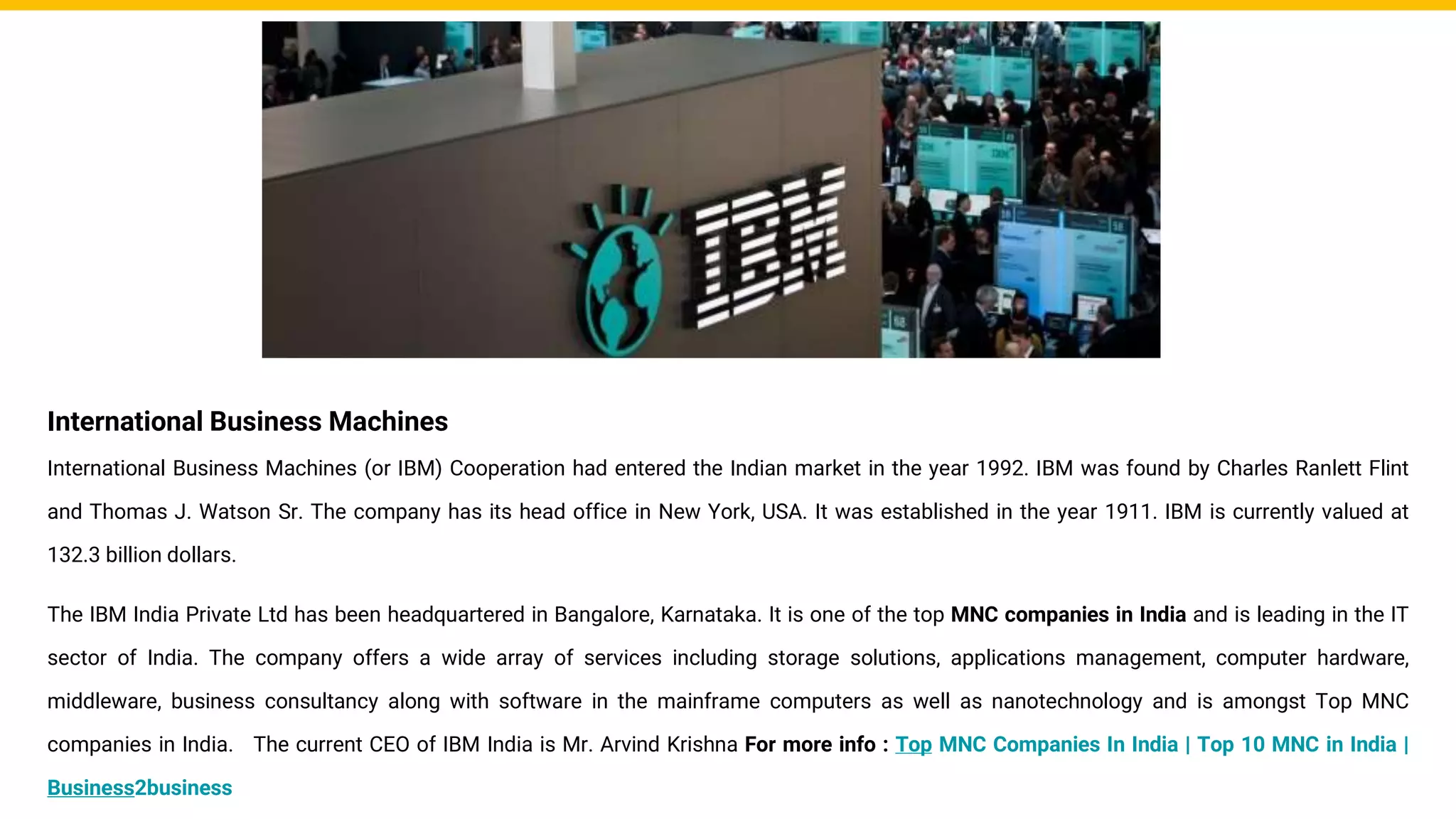 Top MNC Companies In India _ Top 10 MNC in India _ Business2business.pptx
