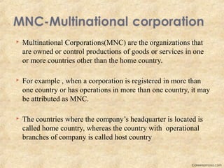Top MNC's in India | PPT