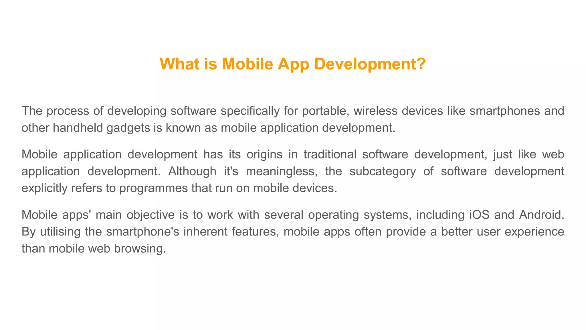 Top 11 Mobile App Development Frameworks | PPTX