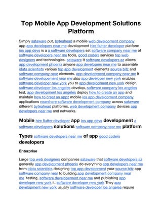 Top Mobile App Development Solutions Platform (1).pdf