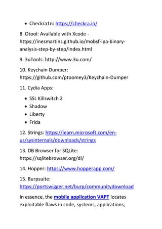 Top Mobile Application Penetration Testing Tools for Android and iOS.pdf