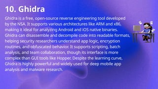 Top 10 Mobile Hacking Tools – 2025 Edition | PPTX