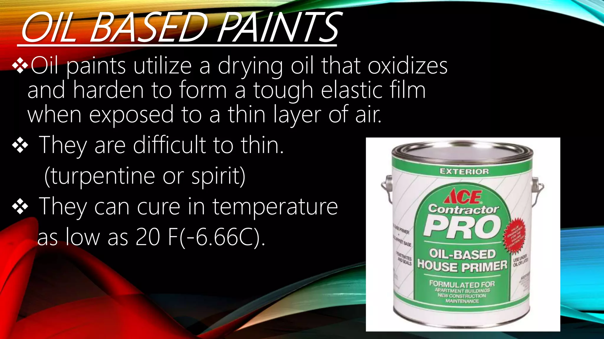 types of paints and uses | PPTX