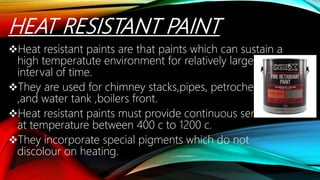 types of paints and uses | PPTX