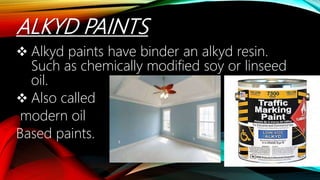 types of paints and uses | PPTX