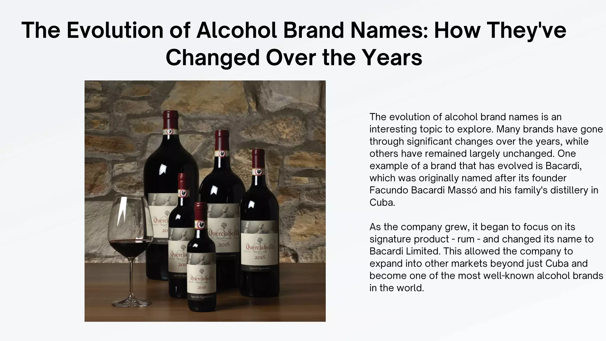 Top Most Iconic Alcohol Brand Names in History | PPTX