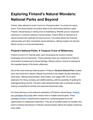 _ Top Must-Visit Destinations in Finland for First-Time Travelers.docx