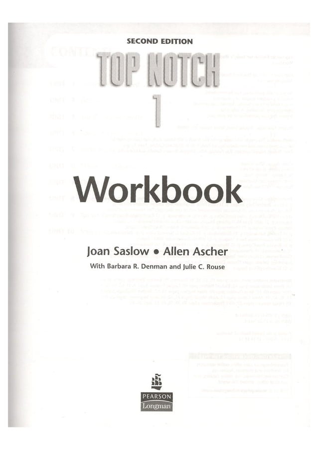 Top notch 1 second edition workbook | PDF