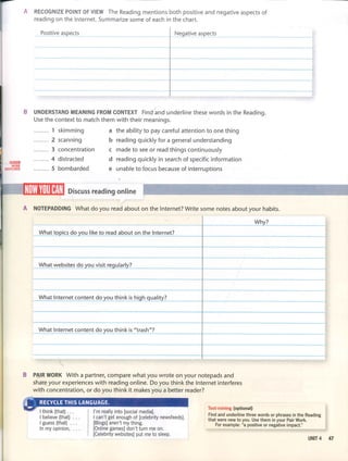 Top Notch 3 Student Book (file PDF) Thiem | PDF