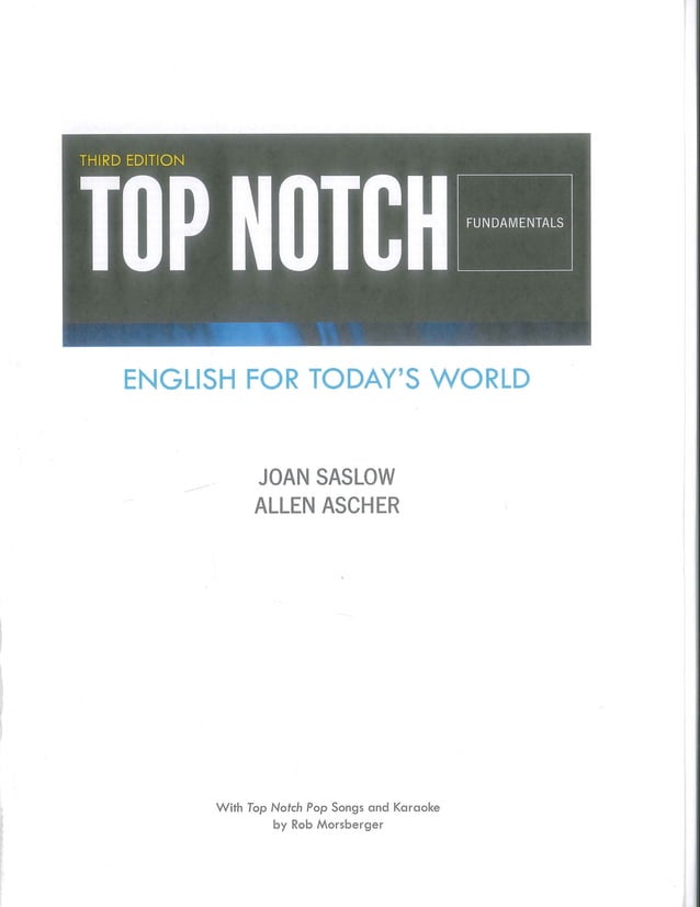 Top Notch Fundamentals (student book) Thiem | PDF | Artificial ...