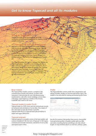 Topocad magazine april 2010 | PDF