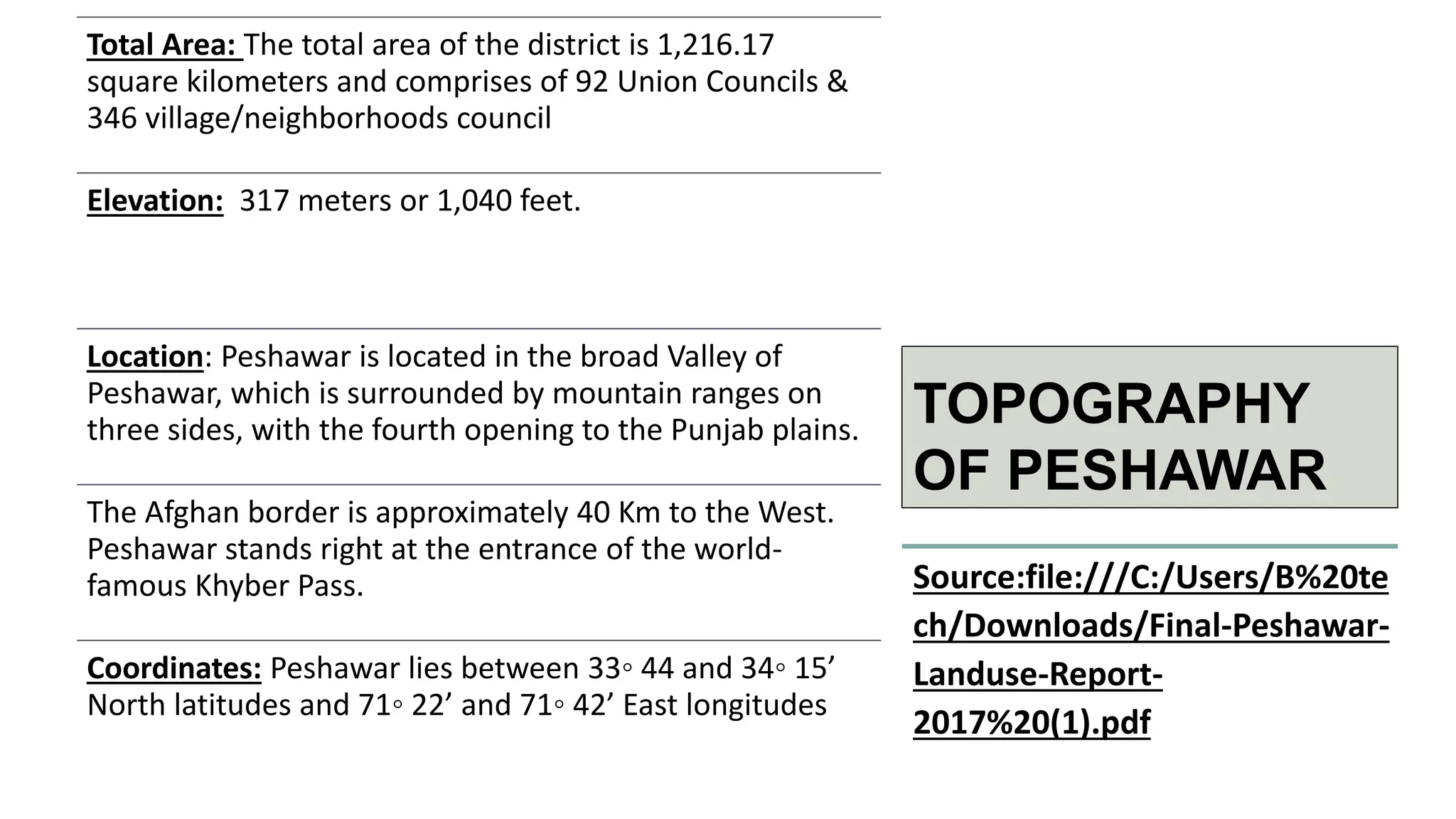 Topography and Topographical Maps | PPTX