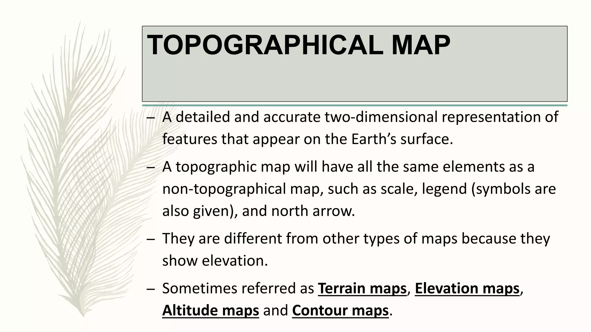 Topography and Topographical Maps | PPTX
