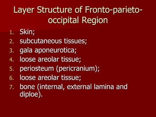 Topographic anatomy and operative surgery of head deepak pawar | PPT