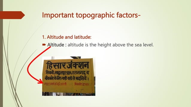 Topographic factors.pptx | Polar Travel | Travel Locations