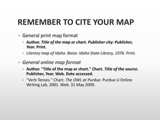 WSU Topographic maps | PPSX | Geography | Science
