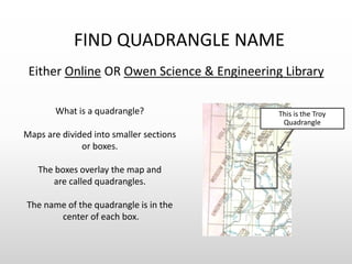 WSU Topographic maps | PPSX | Geography | Science
