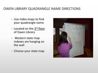 WSU Topographic maps | PPSX | Geography | Science