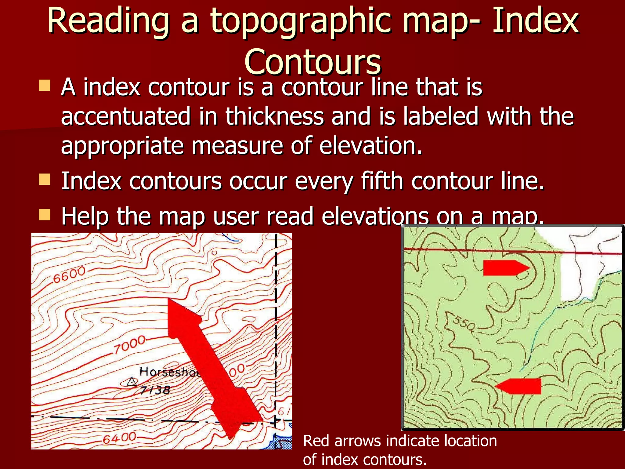 Topographic maps for UDL lesson | PPT