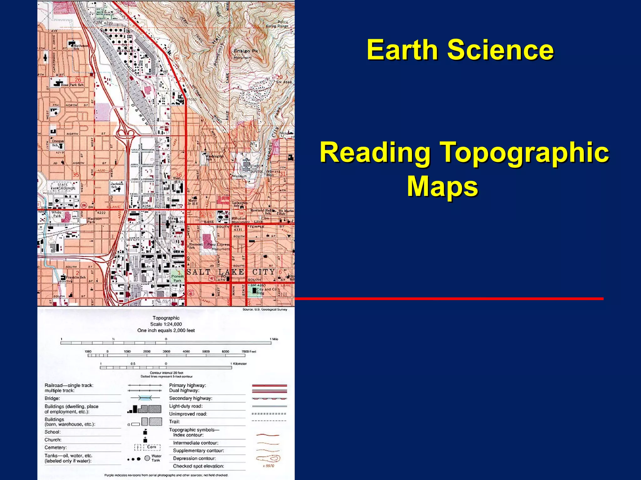 Topographic Maps Notes | PPT