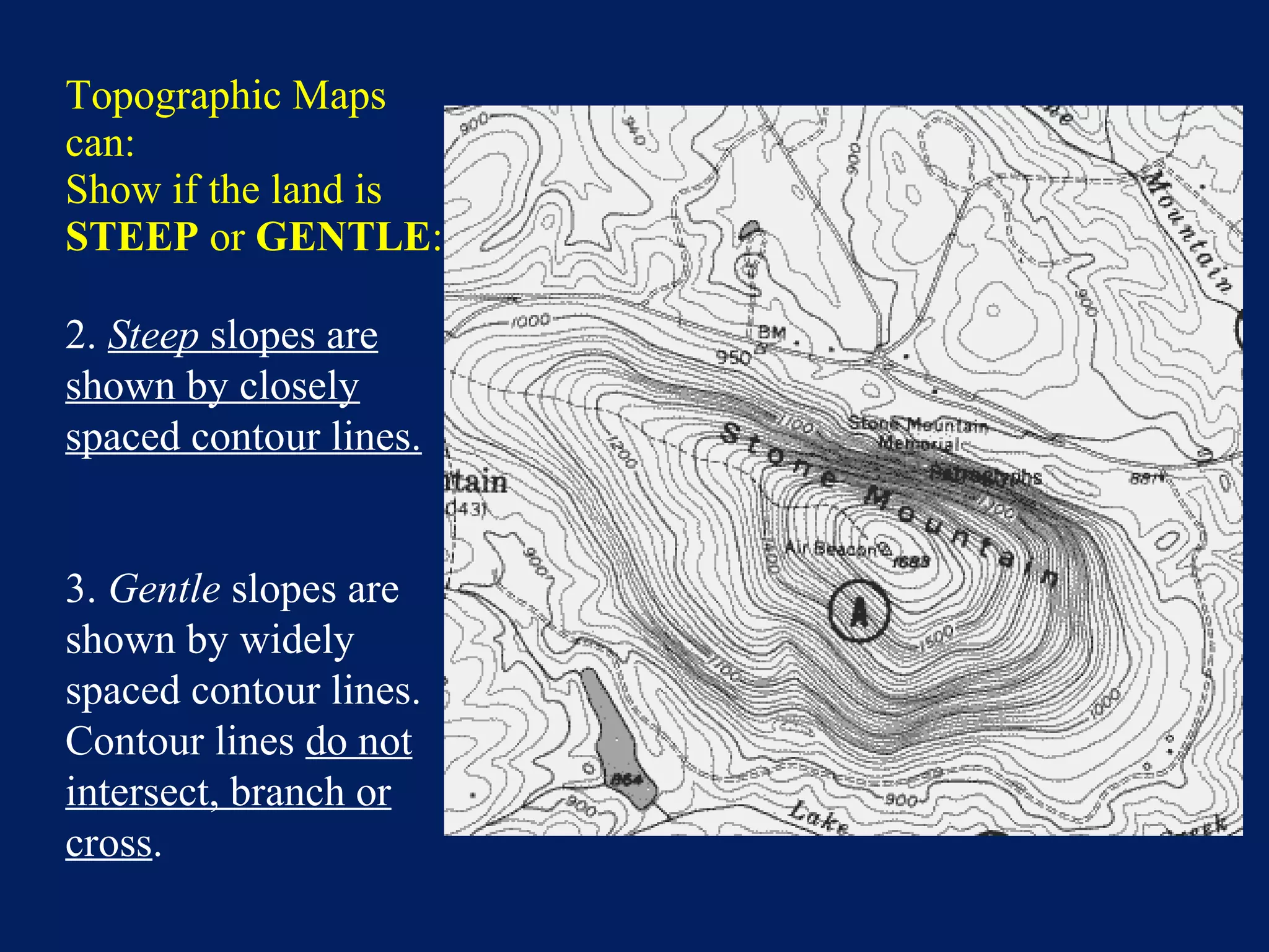 Topographic Maps Notes | PPT