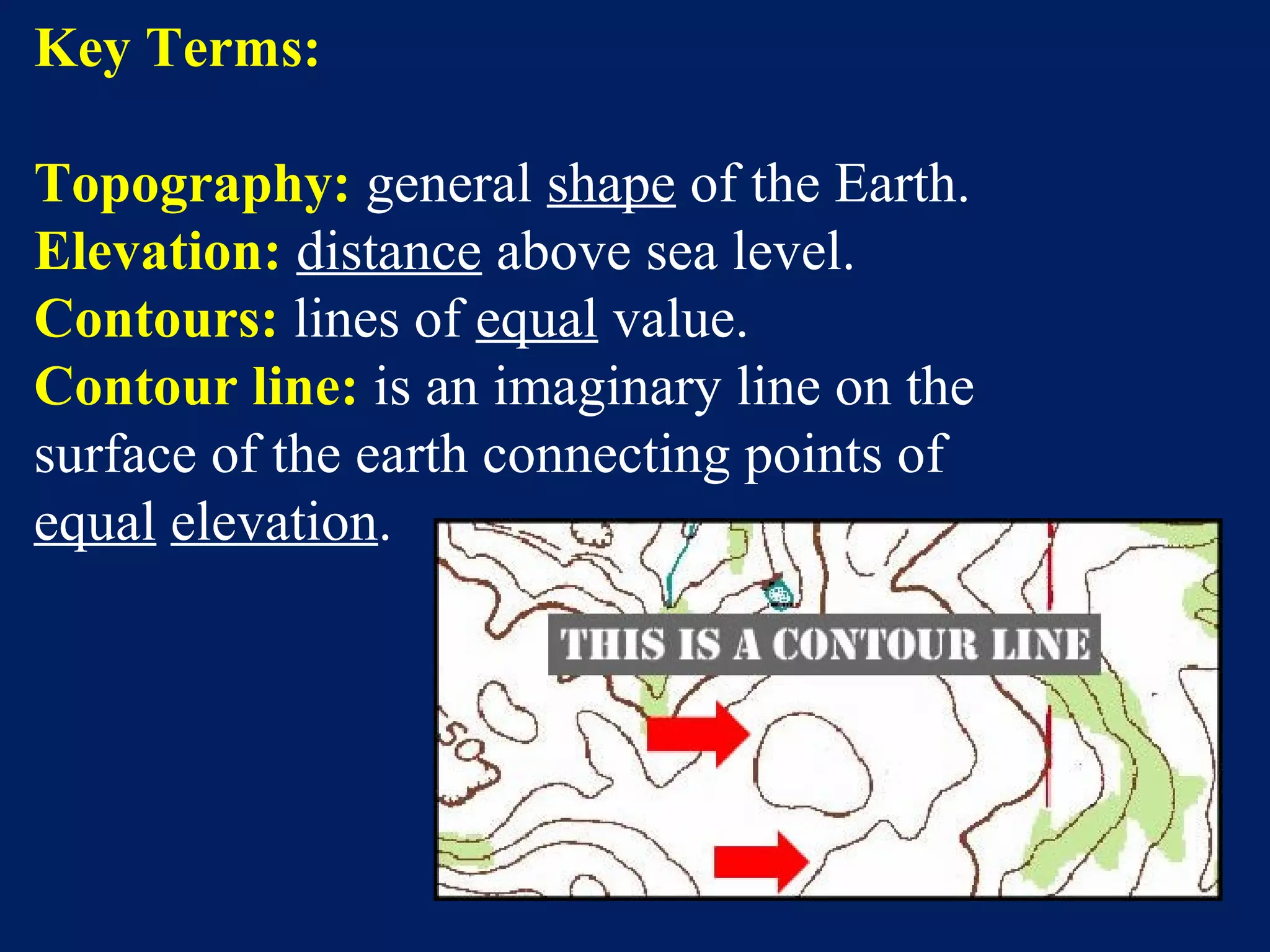 Topographic Maps Notes | PPT