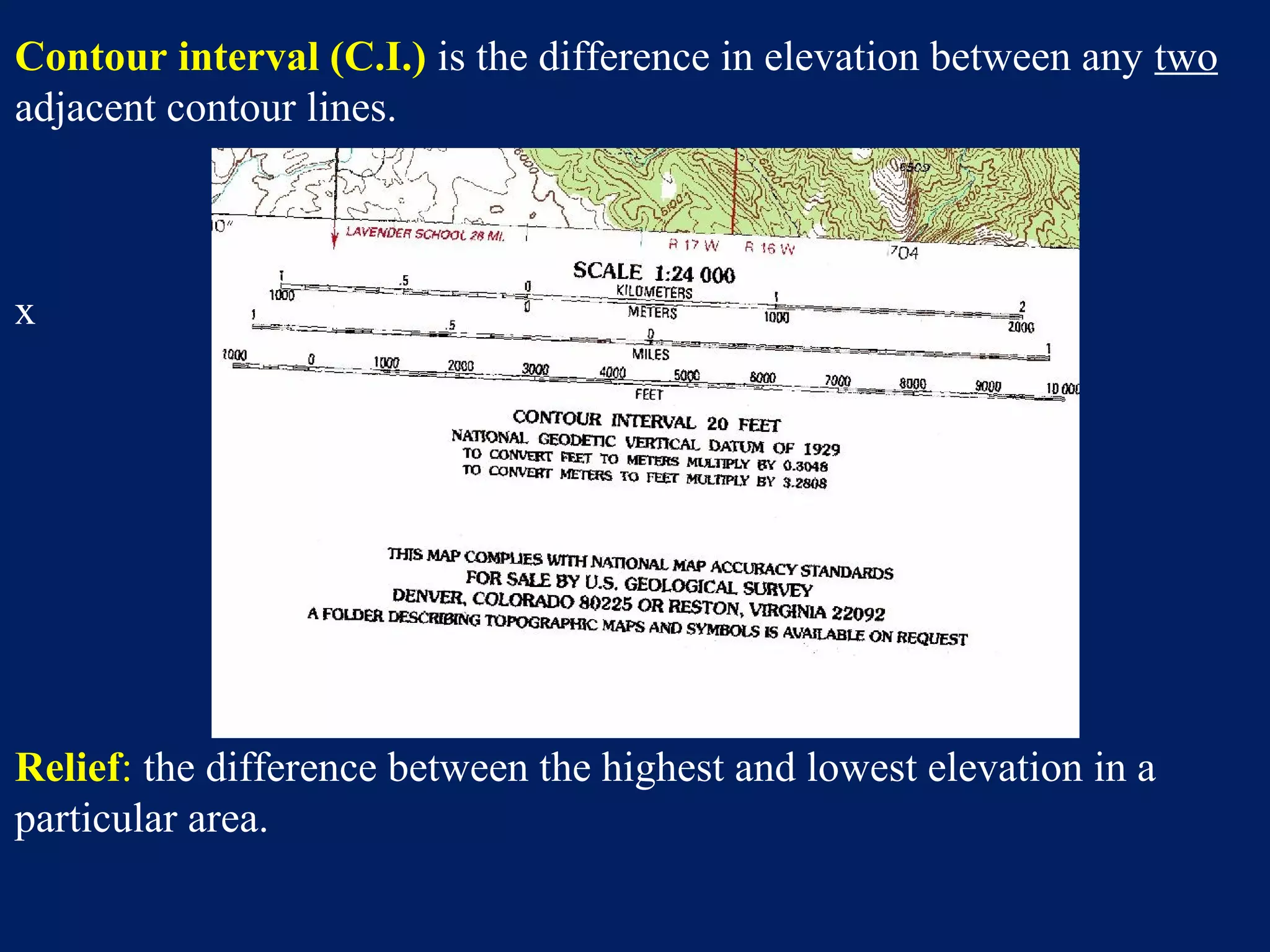 Topographic Maps Notes | PPT