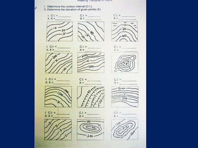 Topographic Maps Notes | PPT