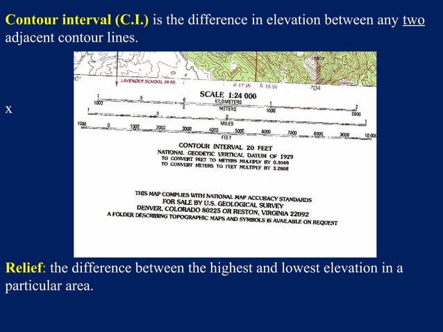 Topographic Maps Notes | PPT