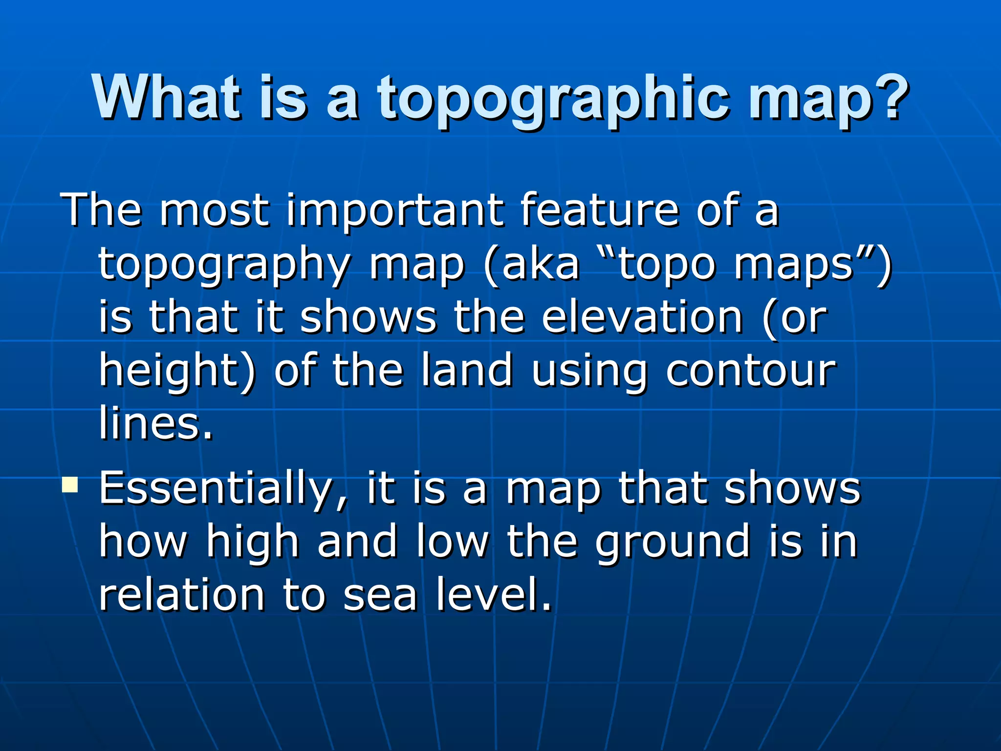 Topographic maps presentation_mine | PPT