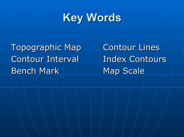 Topographic maps presentation_mine | PPT | Geography | Science