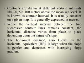 Topography and its representation | PPTX