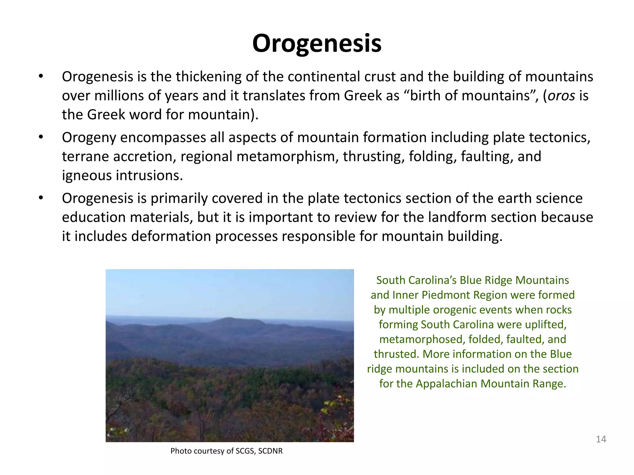 Topography, landform and geomorphology-Geomorhology Chapter | PPTX