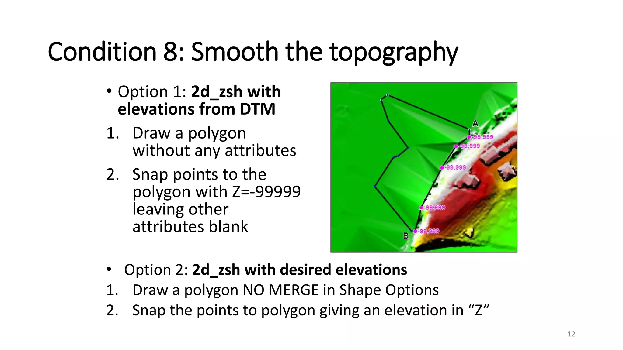 Topography Modifications in TUFLOW | PPTX