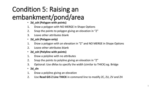 Topography Modifications in TUFLOW | PPTX | Geography | Science
