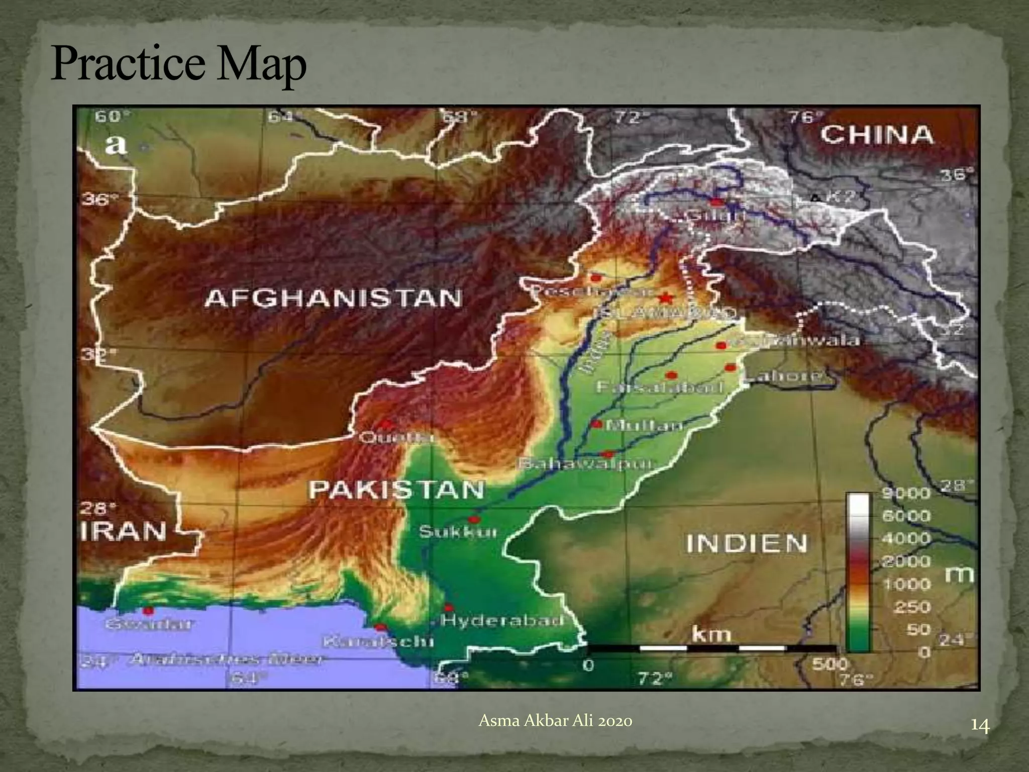 Topography of pakistan western mountains | PPTX