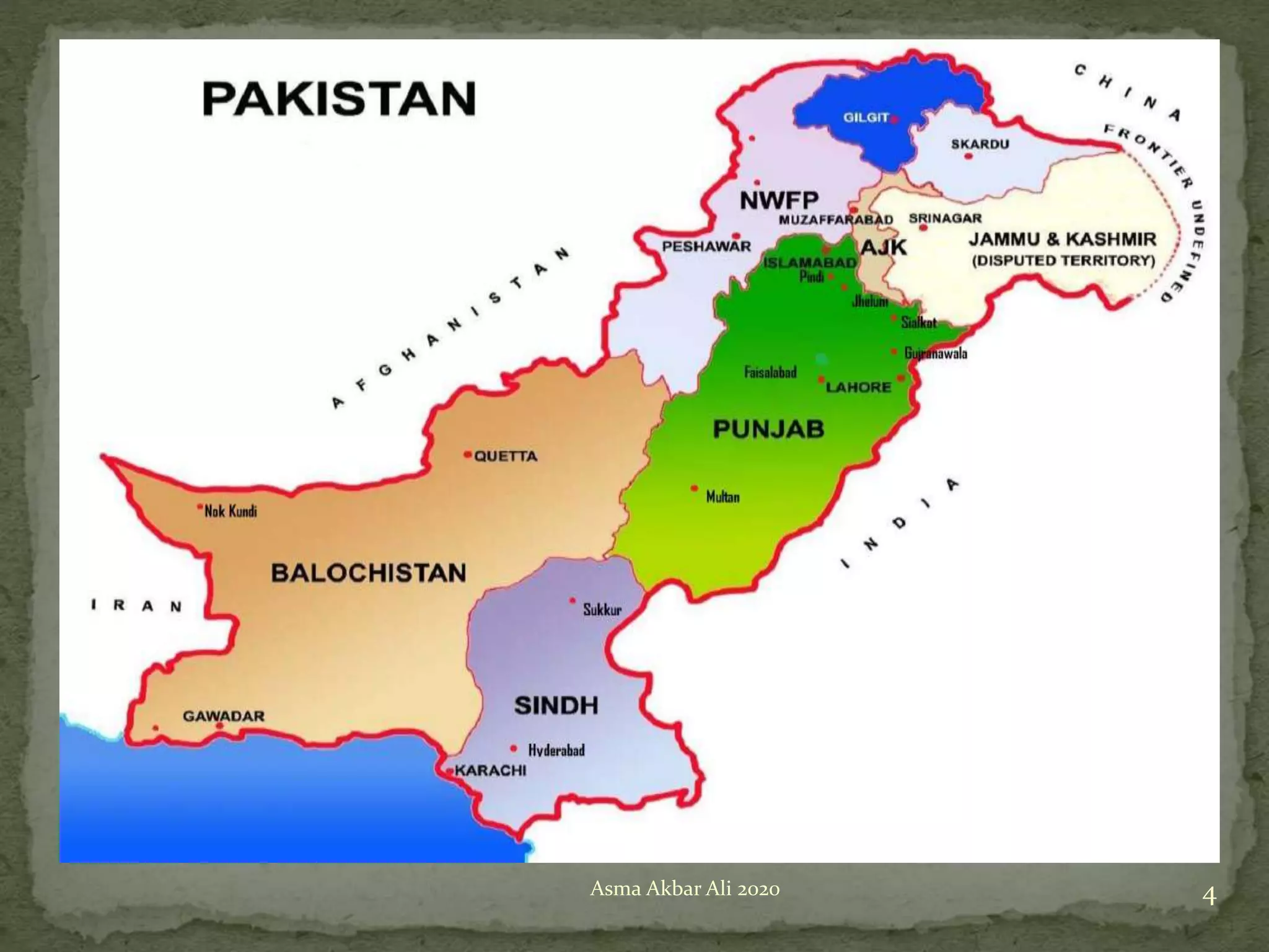 Topography of pakistan western mountains | PPTX