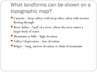 Topography powerpoint | PPT
