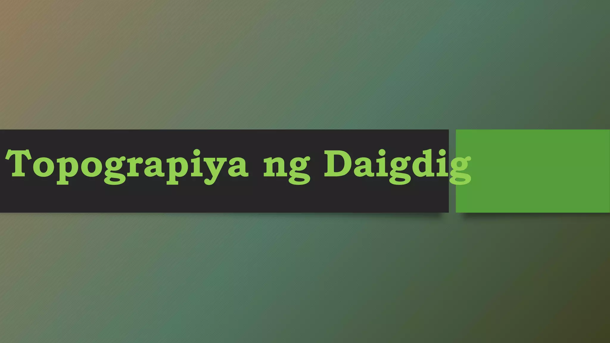 Topograpiya ng Daigdig.pptx