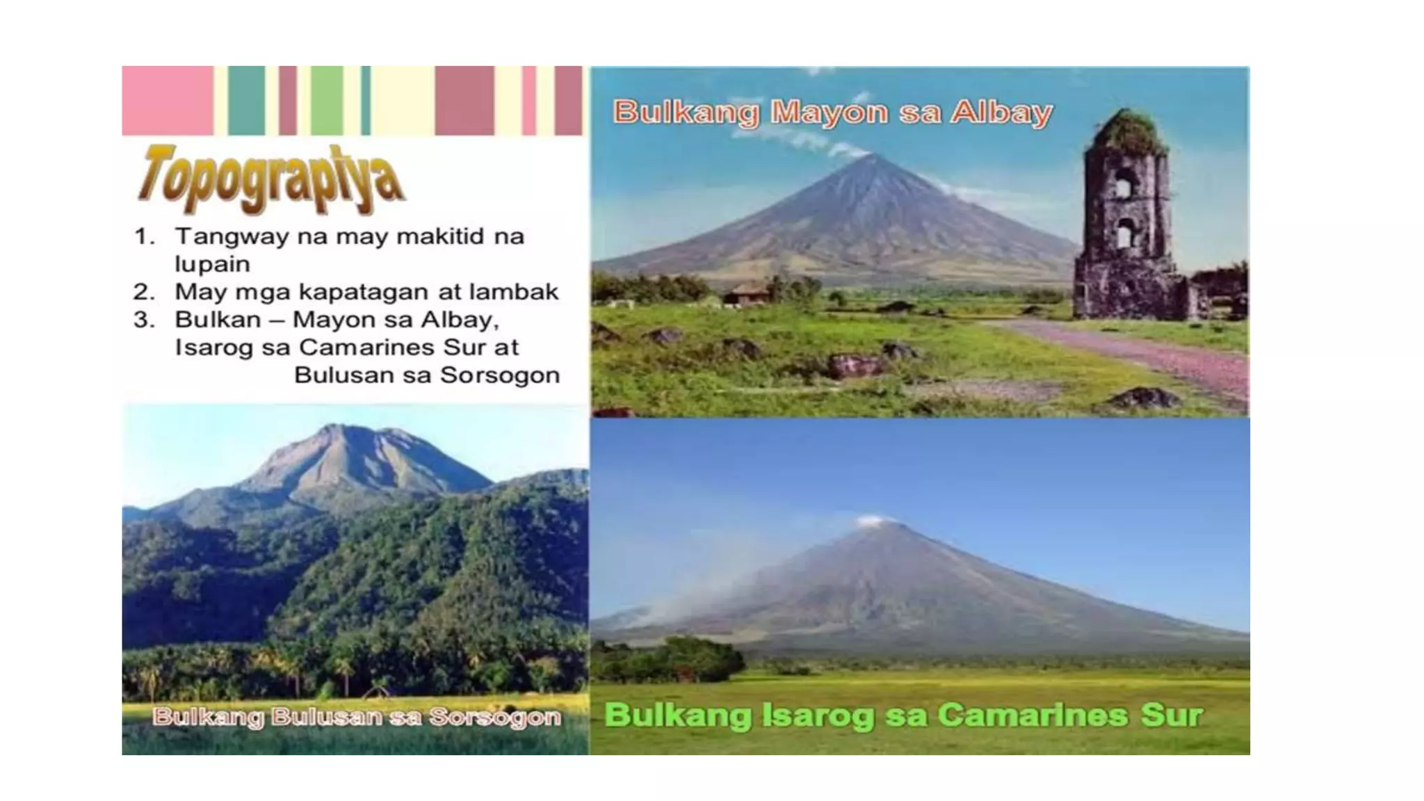 Topograpiya ng mga rehiyon sa luzon | PPTX