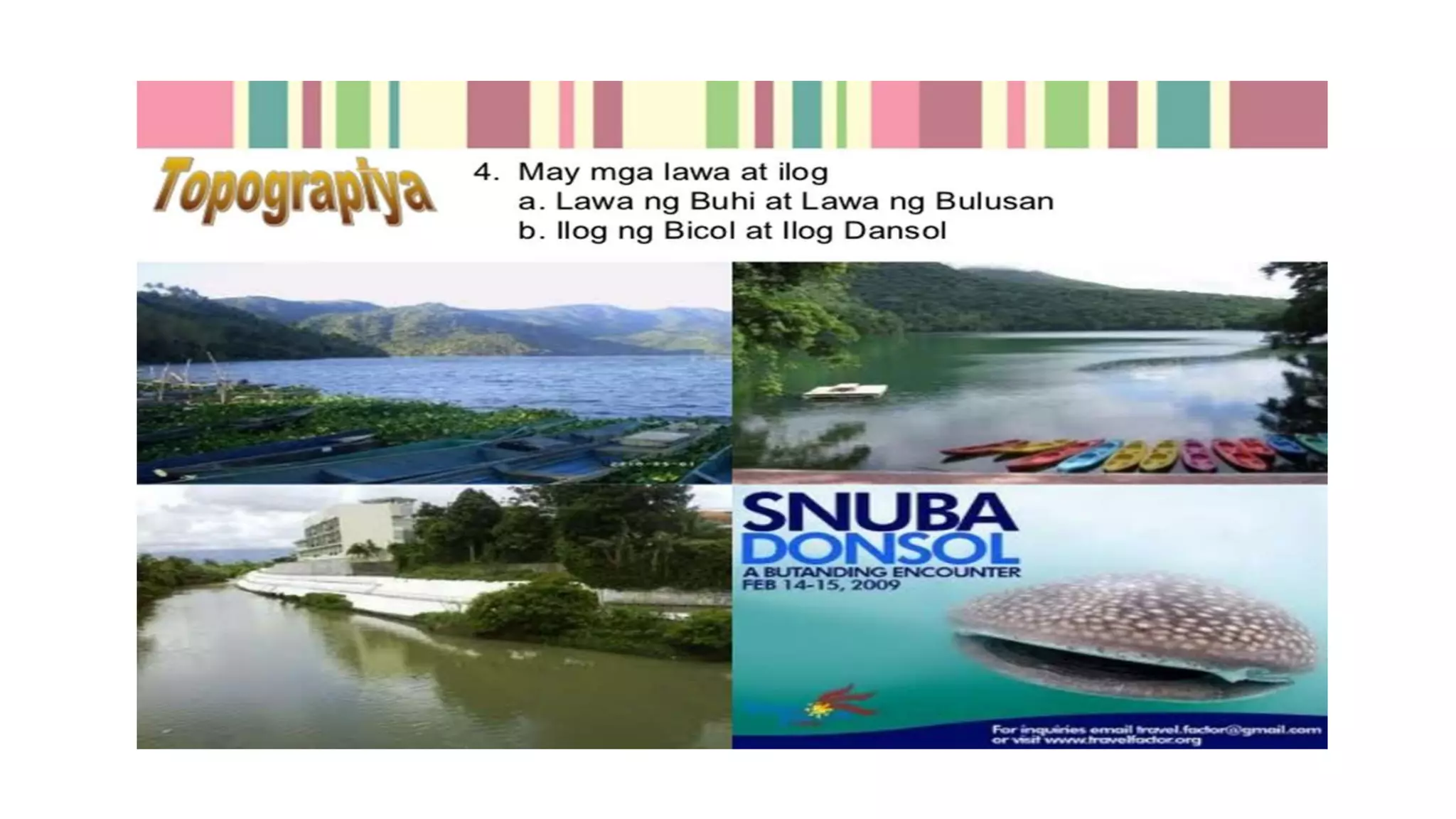 Topograpiya ng mga rehiyon sa luzon | PPTX