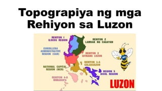 Topograpiya ng mga rehiyon sa luzon | PPTX