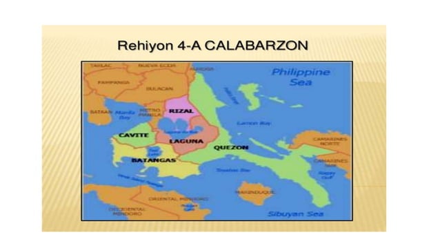 Topograpiya ng mga rehiyon sa luzon | PPTX
