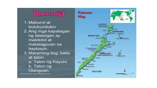 Topograpiya ng mga rehiyon sa luzon | PPTX